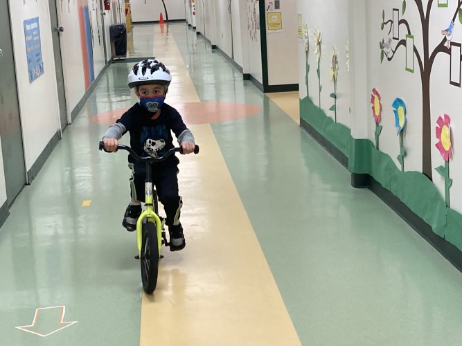 McNinch Primary School Kindergarten Students Get Bicycle Safety Lessons ...